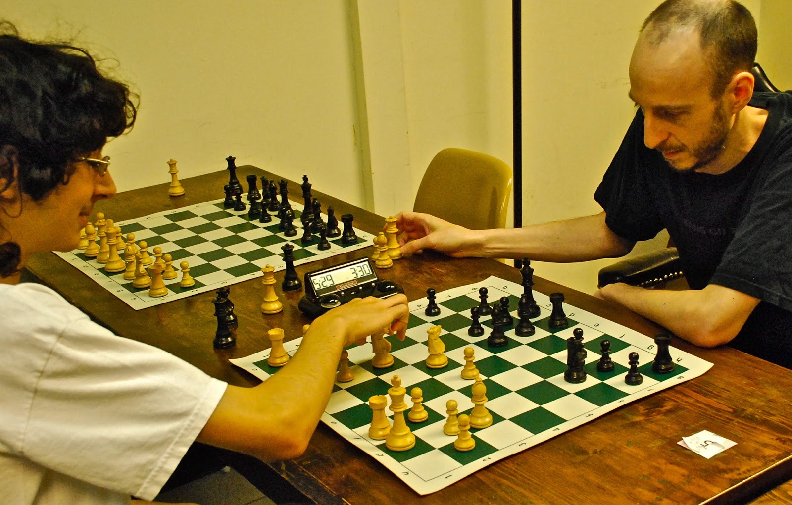 Boylston Chess Club Weblog: Sahakian, Times Triumph at Time-Handicap Blitz